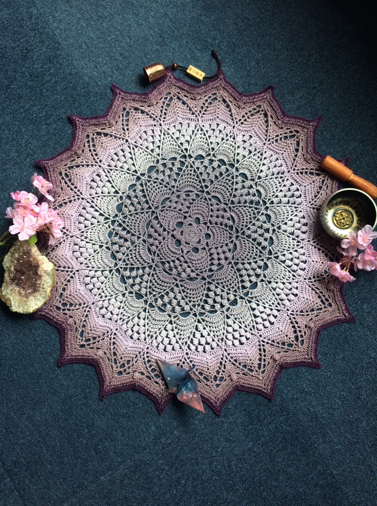 The Lotus & Blossom mandala pattern published NOW
