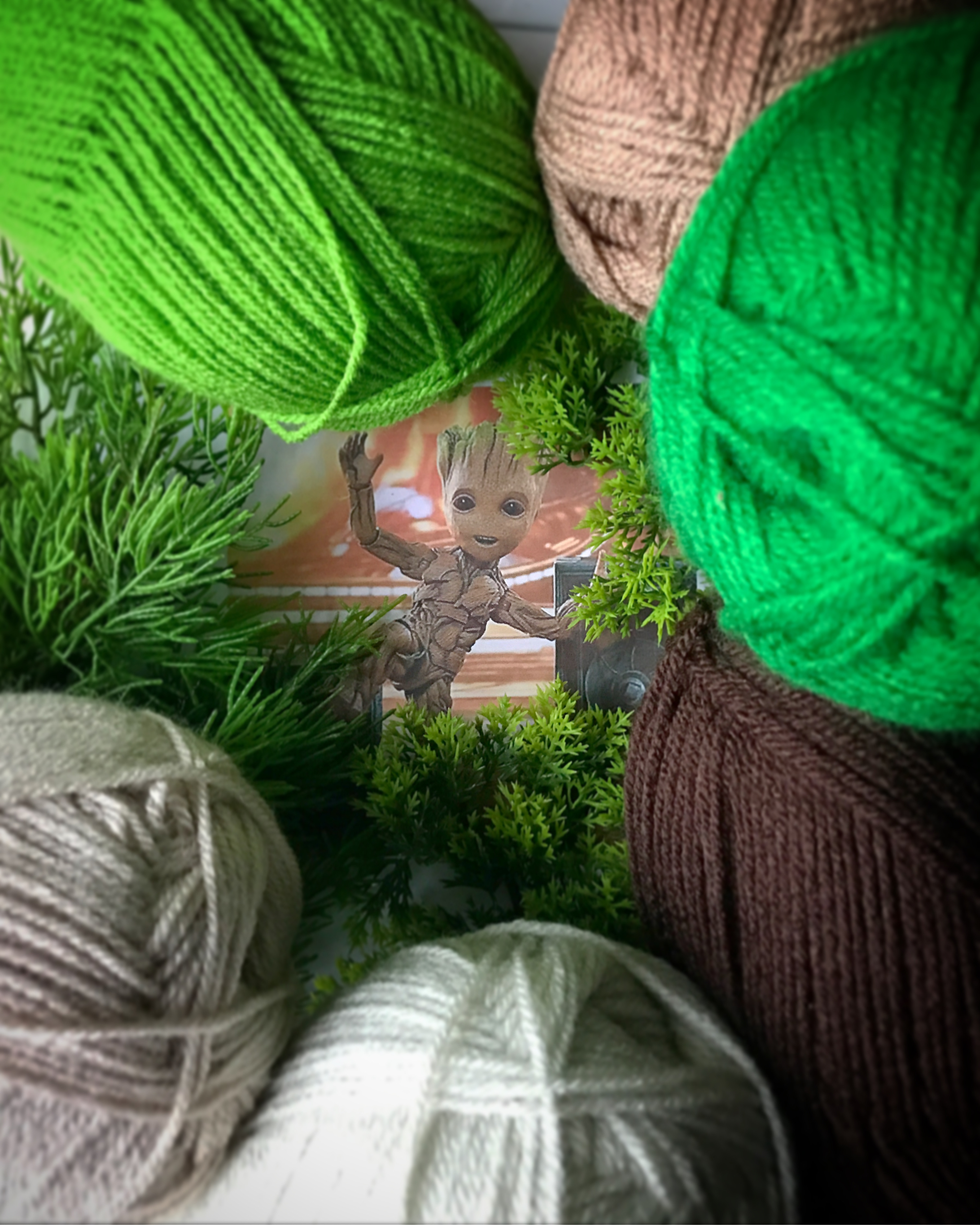 Baby Groot portrait…