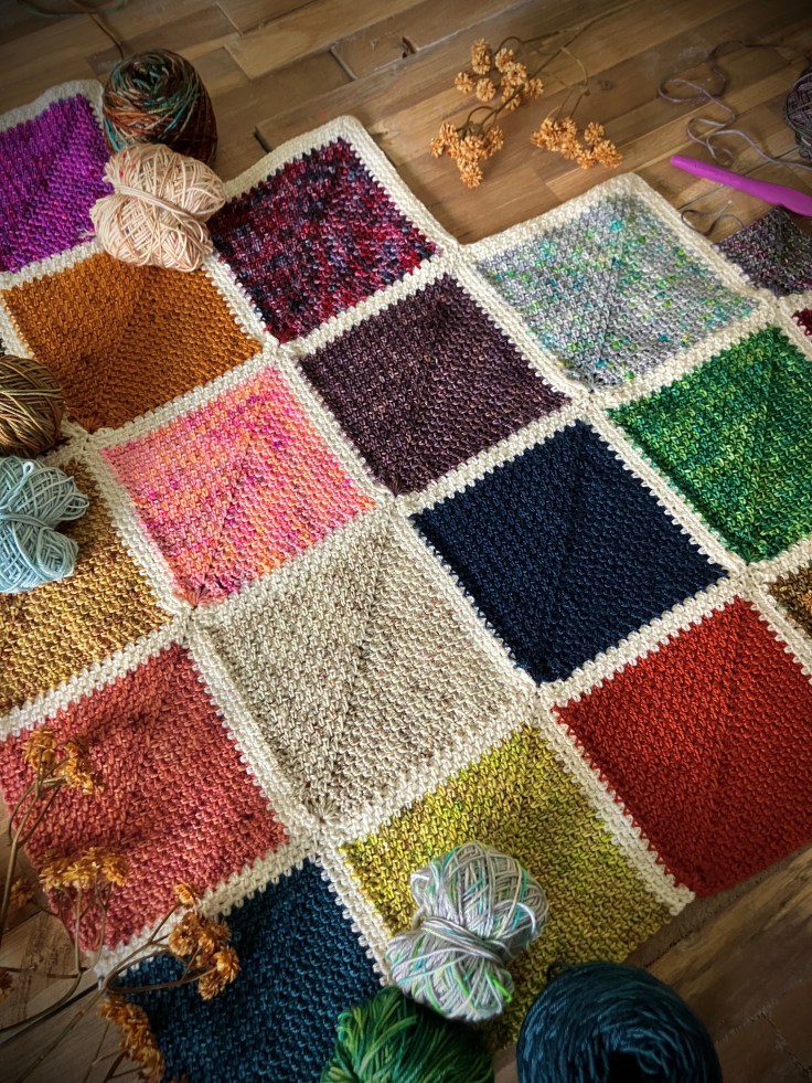 Scrappy Squares blanket out now…